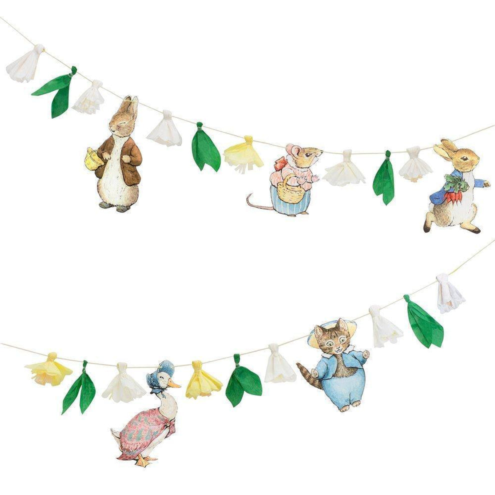 Meri Meri Peter Rabbit Garland - Easter Party Decoration ...